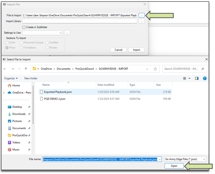 How to import my GoArmy Edge drawings into PowerPoint with Pro Quick Draw